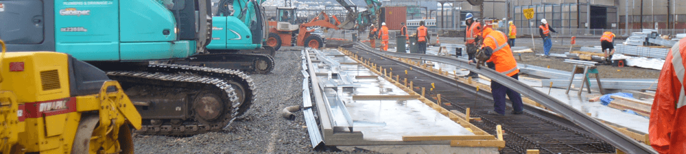 Rail track formation Wellington | Siteworks Lower Hutt